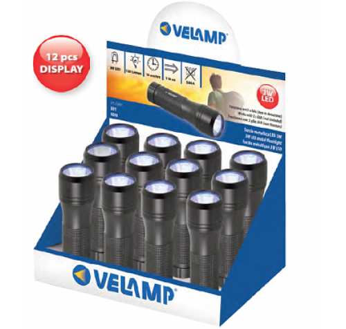 Velamp Φακός LED με Μέγιστη Φωτεινότητα 120lm